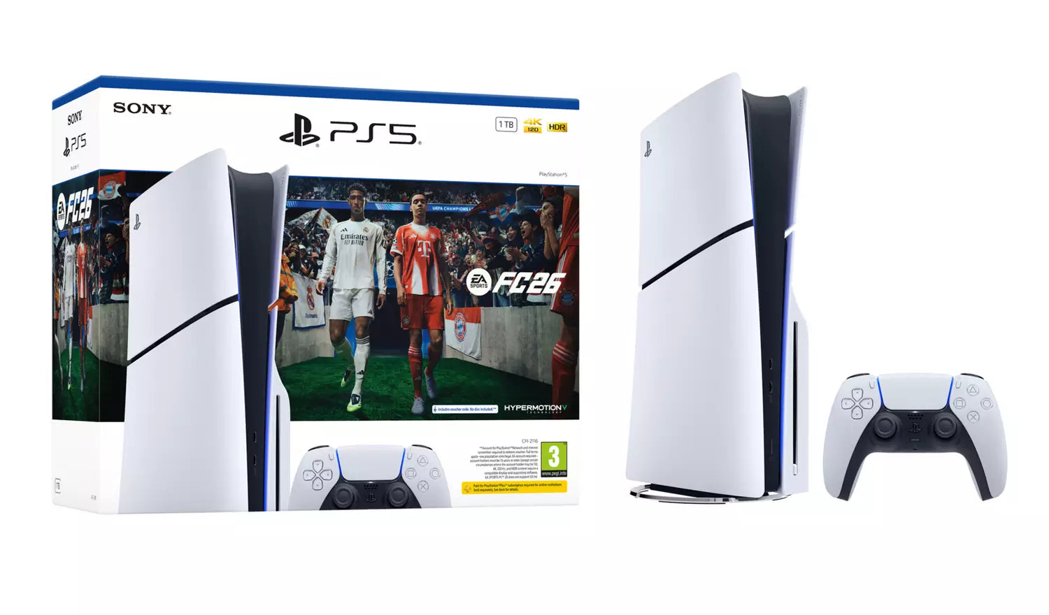 PlayStation 5 Disc Console & EA Sports FC26 Bundle – TheGQuest
